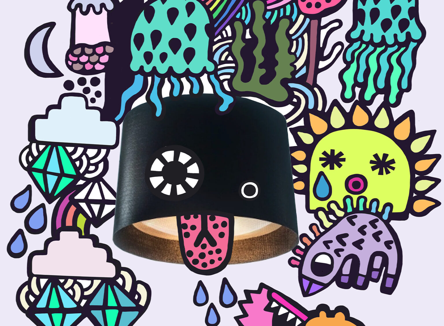 Francesca Gastone's Surreal Microcosms with Foscarini Lamps - Foscarini