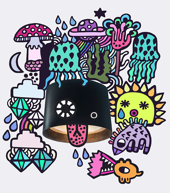 Doodling with light: in Ery Burns' art, every detail tells a story ...